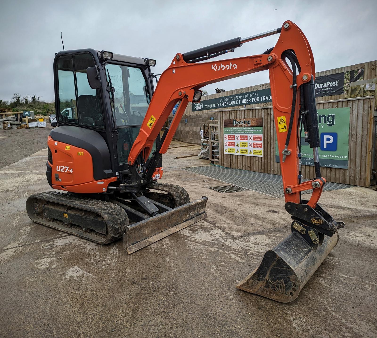 Kubota U27-4 (2.7T) – Digger Delivery